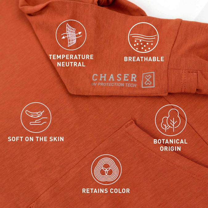 Baby Chaser Sun Protection Long Sleeve Hoodie UPF 50+ – Milk x Whiskey